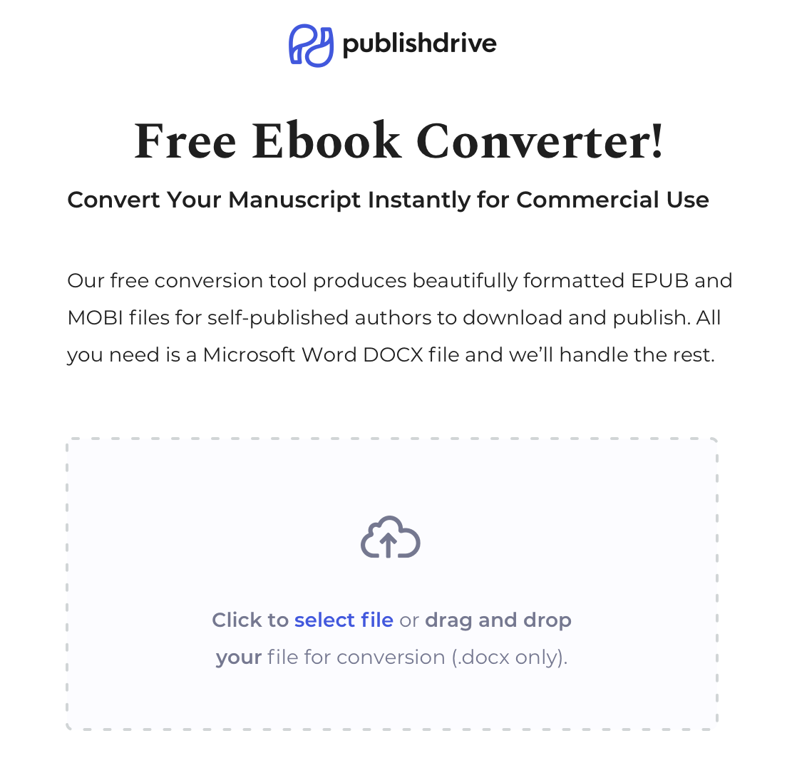 Free Ebook Converter Tool