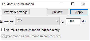 How to Correct Audio Files in Audacity to Match Specific Parameters